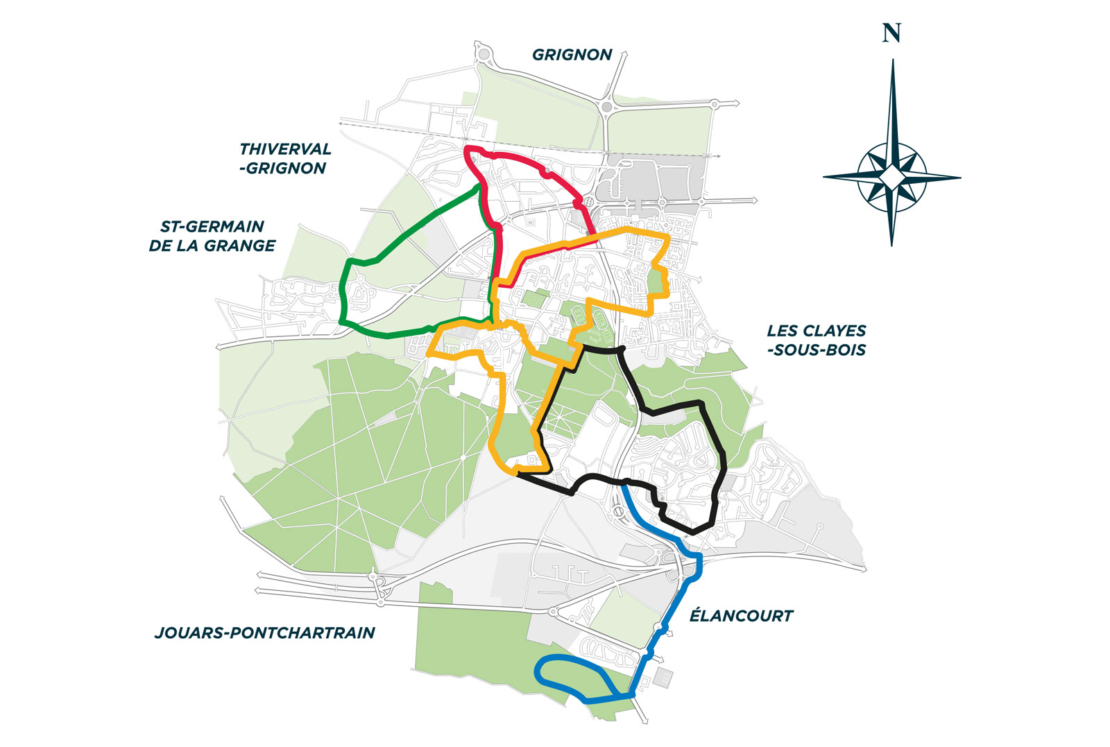 Parcours running - Ville de Plaisir