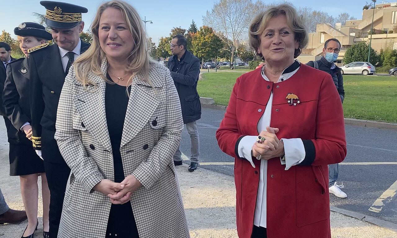 Visite de Mme Nadia Hai ministre chargée de la ville - Ville de Plaisir